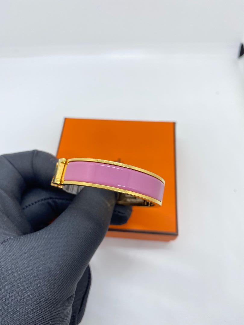 Hermes Clic Clac PM Rose Flamingo, Luxury, Accessories on Carousell