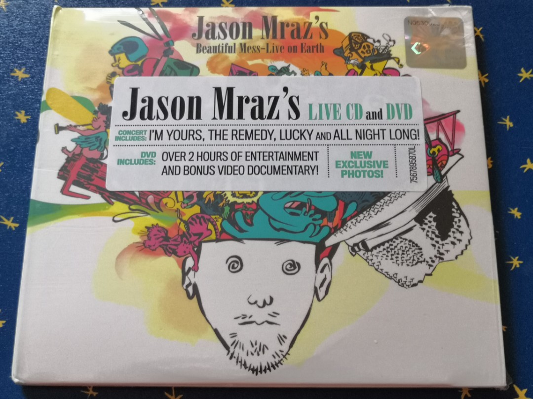JASON MRAZ'S LIVE CD AND DVD ATLANTIC ORIGINAL, Hobbies & Toys, Music ...