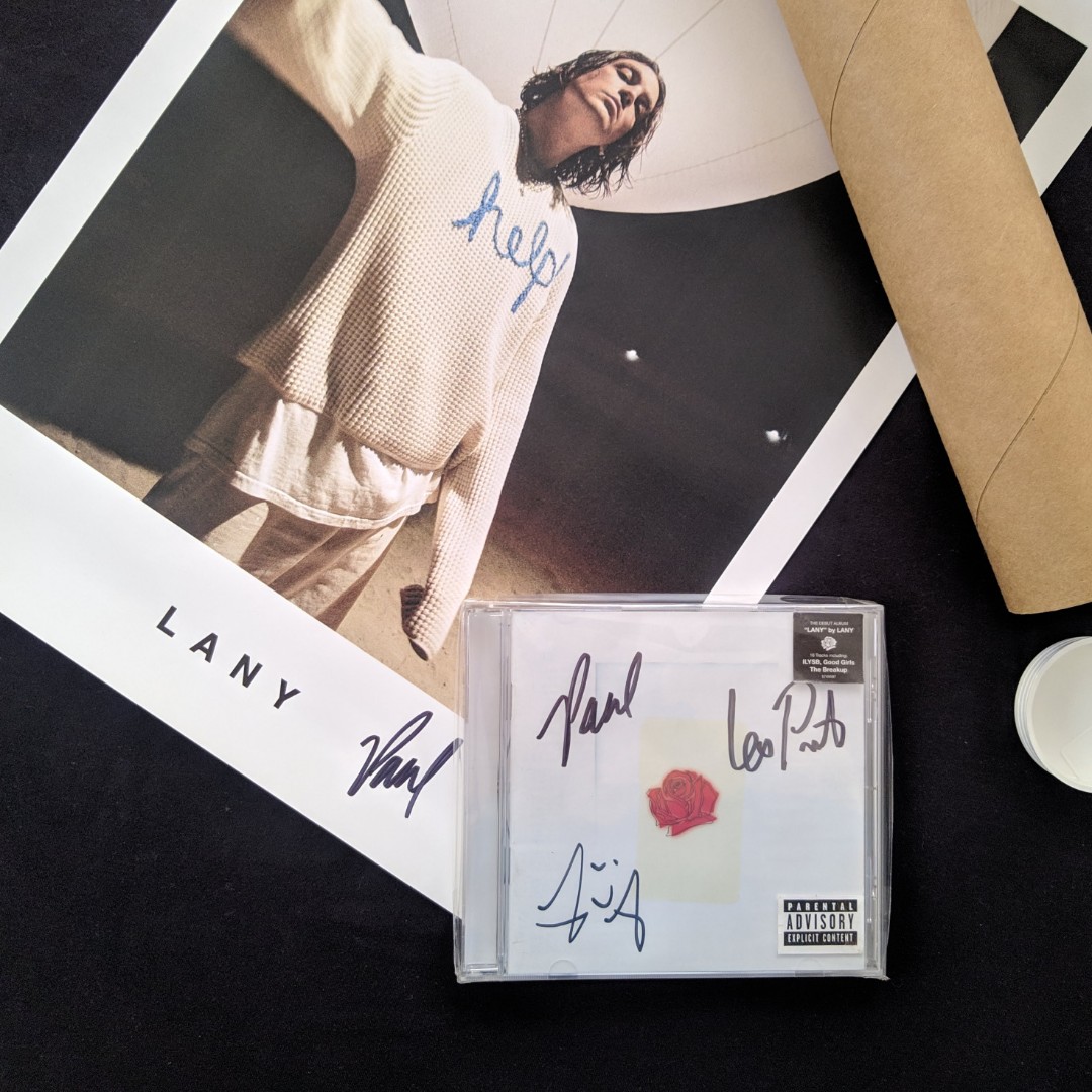 LANY (signed) album and poster (bundle), Hobbies & Toys, Music & Media ...