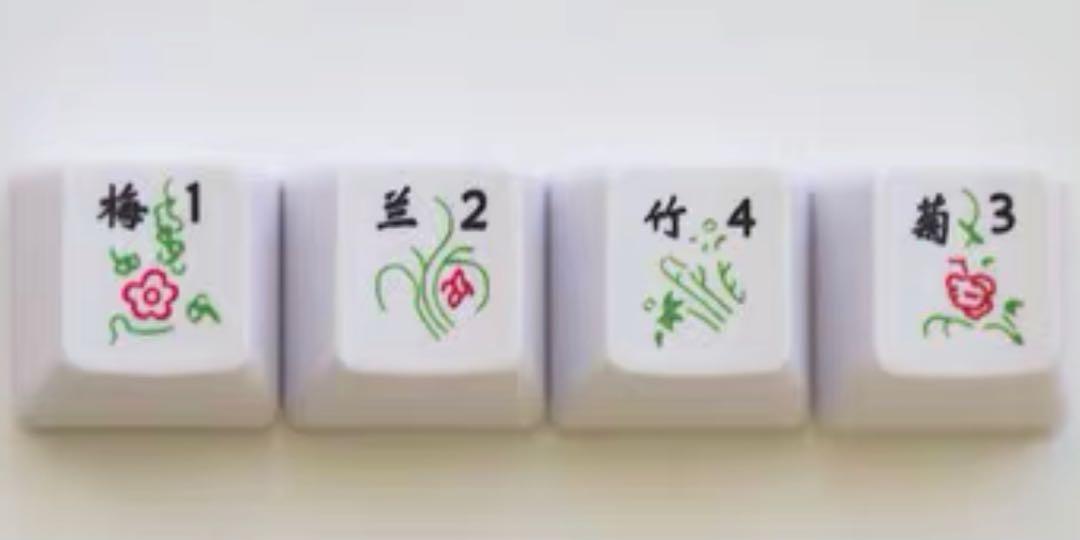 Mahjong keyboard cap, Computers & Tech, Parts & Accessories, Computer ...