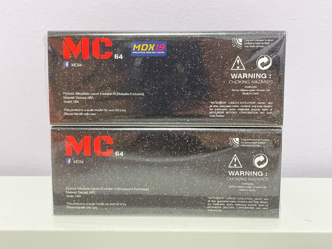 MC64 2005 Mitsubishi Lancer Evolution IX 1/64 (Malaysia and Singapore ...