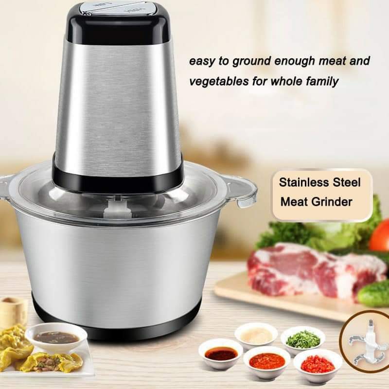 Meat grinder Food processor machine Fast and slow two gears optional 2L ...