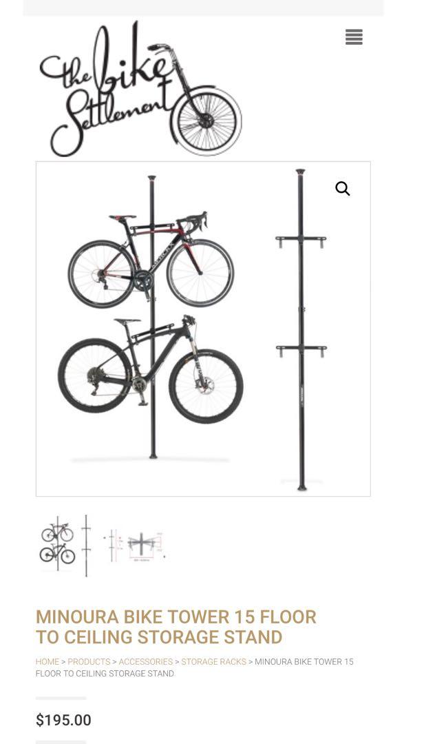 Made in Japan - Minoura Bike Tower Storage Stand / Pole, Sports ...