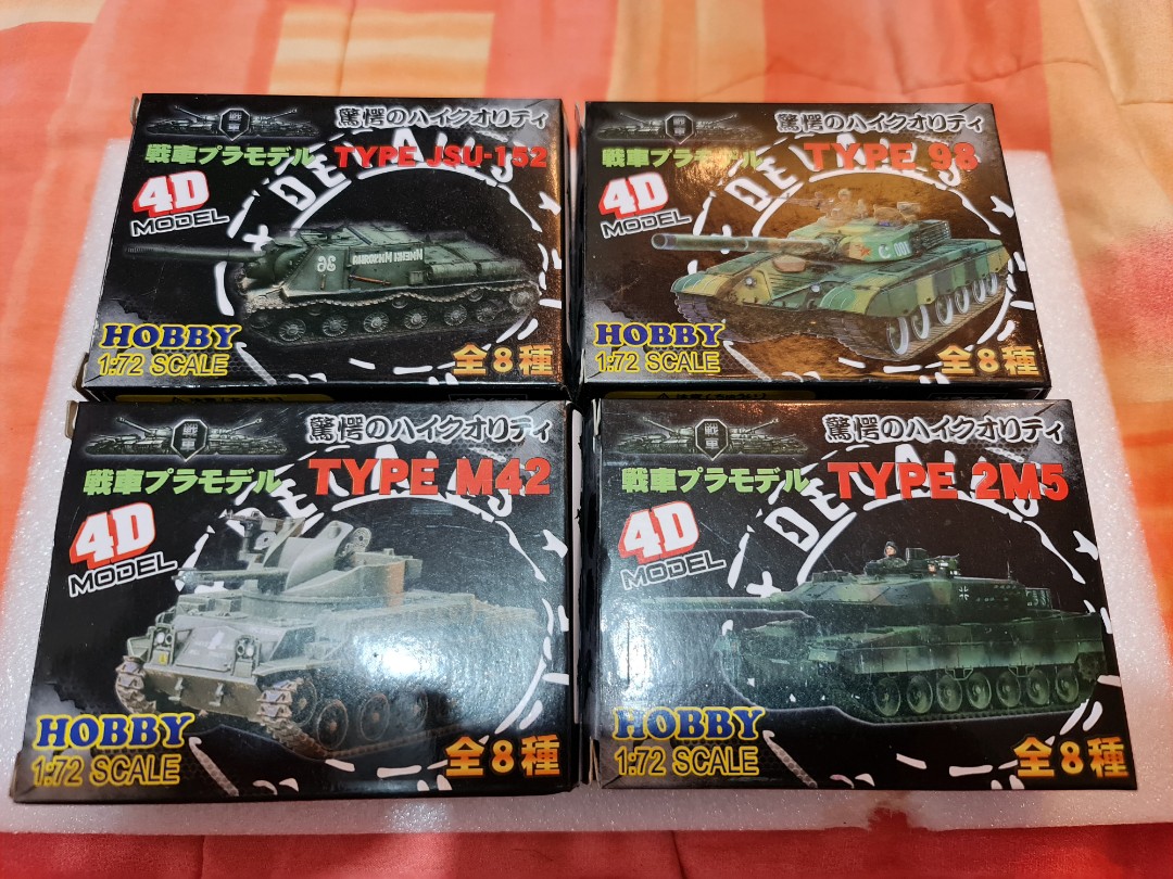 Model Kit Tanks Scale 1:72, Hobbies & Toys, Toys & Games on Carousell