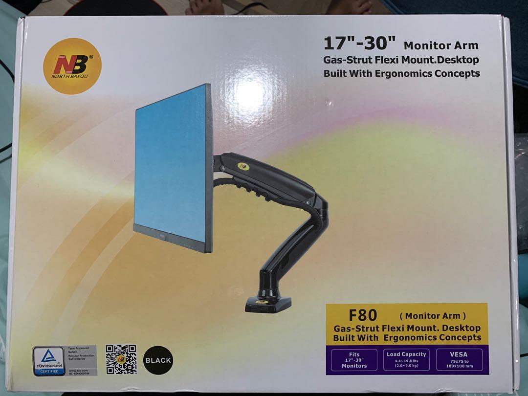 Monitor arm NB-F80 Full set, Computers & Tech, Parts & Accessories ...