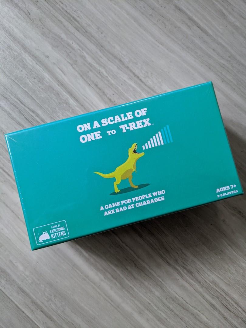 On A Scale of One to T-Rex by Exploding Kittens [Authentic], Hobbies ...