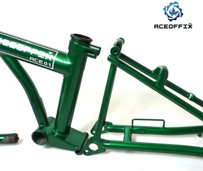 [PO 1 week] Aceoffix Frame set Green / Brompton, Sports Equipment ...