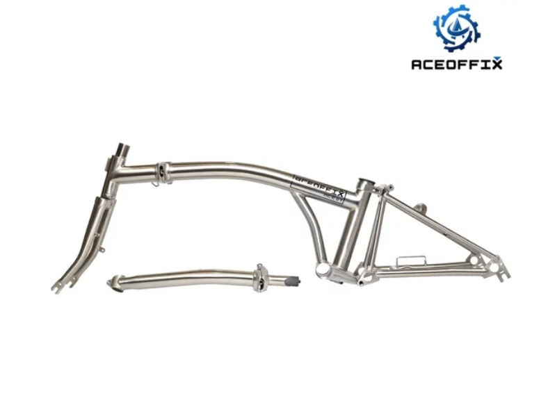 [PO 1 week] Aceoffix Frame set Titanium Color / Brompton, Sports ...