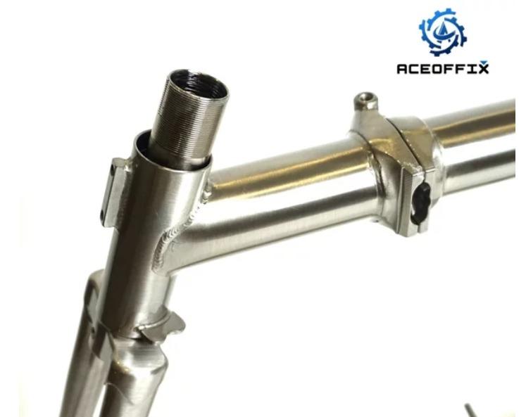 [PO 1 week] Aceoffix Frame set Titanium Color / Brompton, Sports ...