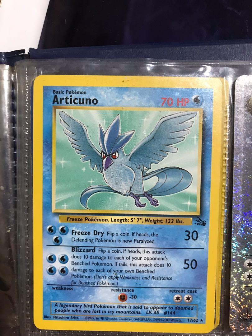 Pokemon Articuno card, Hobbies & Toys, Toys & Games on Carousell