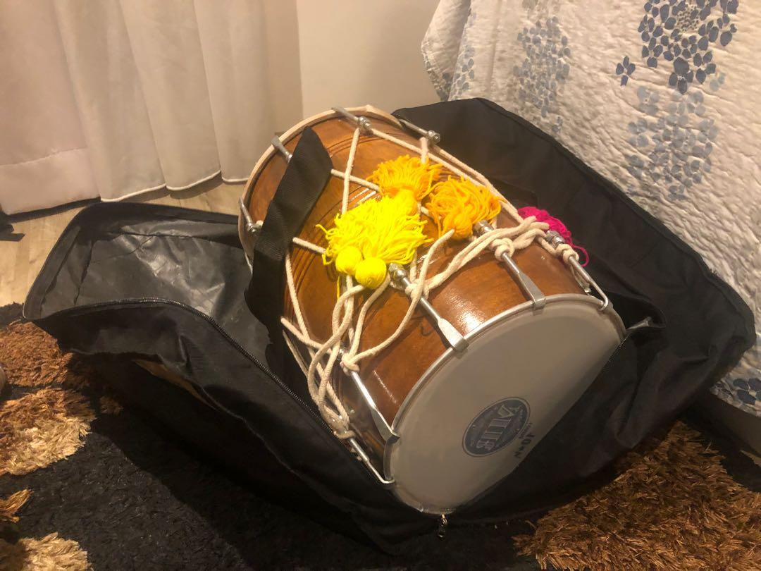 Punjabi Dhol, Hobbies & Toys, Music & Media, Musical Instruments on ...
