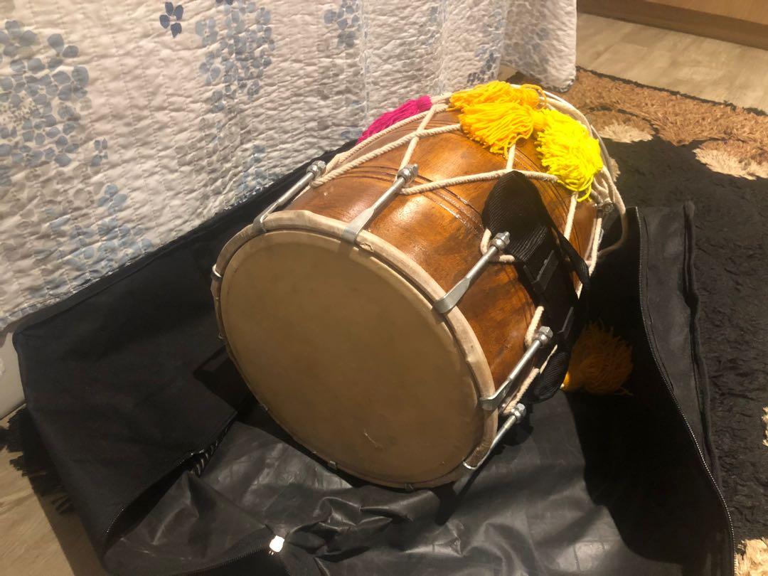 Punjabi Dhol, Hobbies & Toys, Music & Media, Musical Instruments on ...