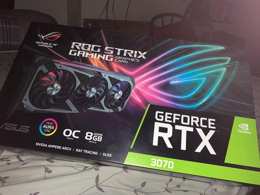 ROG STRIX GTX 3070 8GB, Computers & Tech, Parts & Accessories, Computer ...