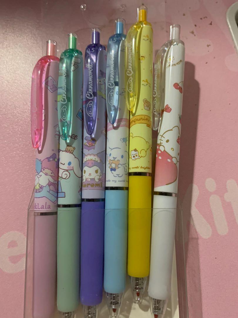 Sanrio pens, hello kitty pens, set of 6 pens, Hobbies & Toys ...