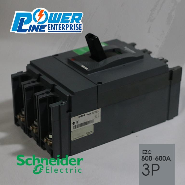 Schneider Circuit Breaker 500a 600a 3 pole, Commercial & Industrial ...