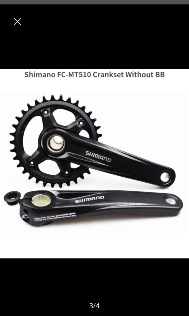 Shimano Deore FC-MT510 12s Crankset 32T, Sports Equipment, Bicycles ...