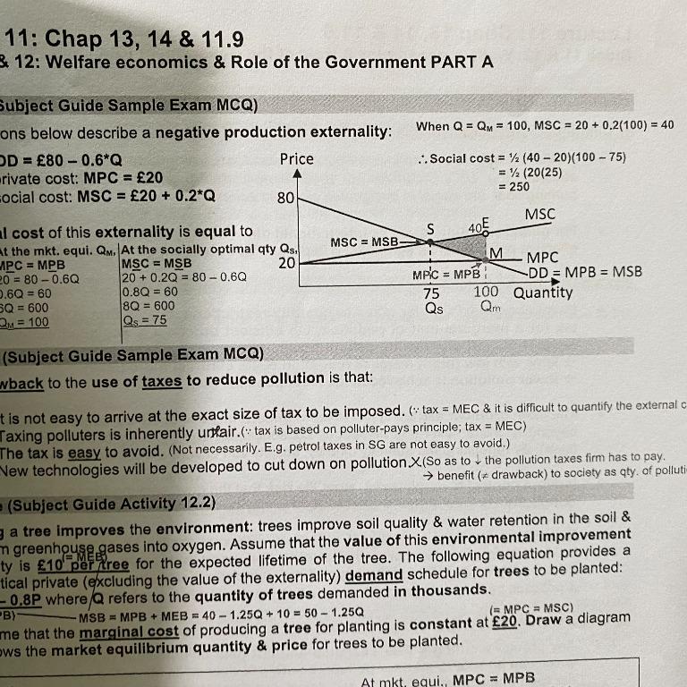 SIM UOL EMFSS EC1002 introduction to economics lecture notes mr wong ...