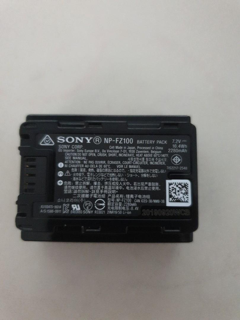 Sony NP-FZ100, Photography, Photography Accessories, Batteries ...