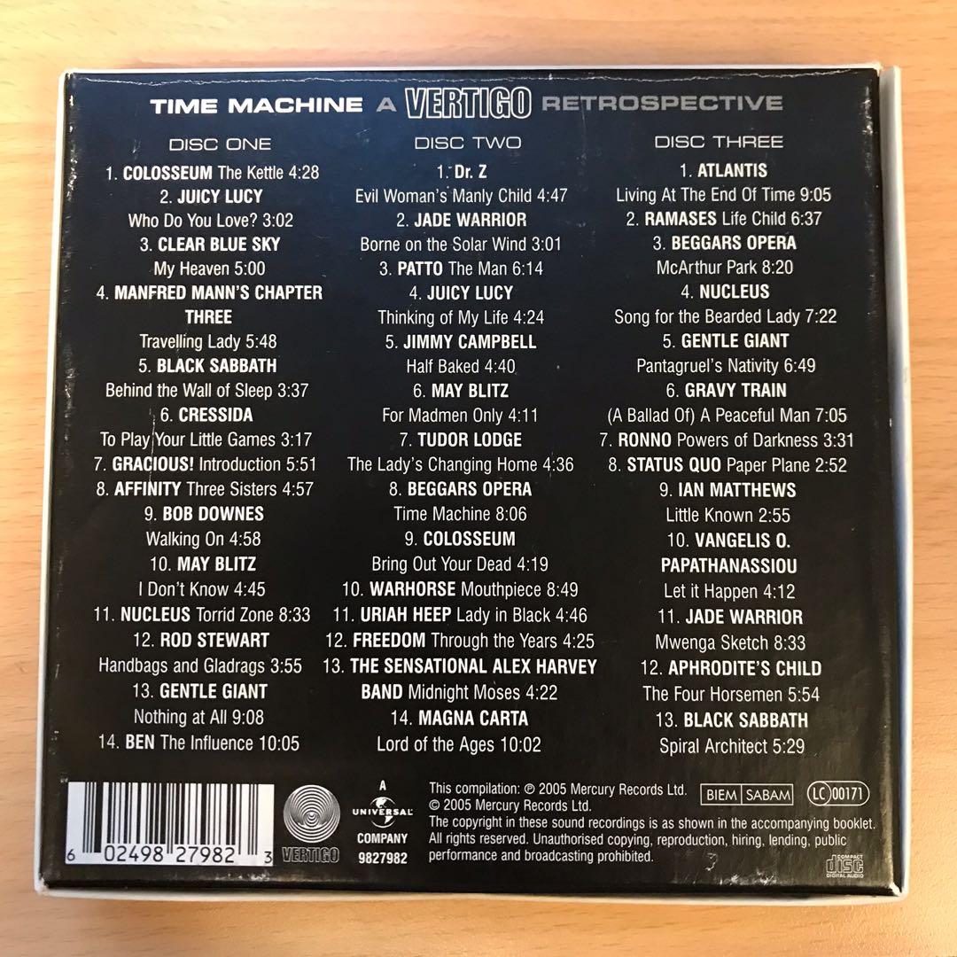 Time Machine - A Vertigo Retrospective 3CD box set, Hobbies & Toys ...