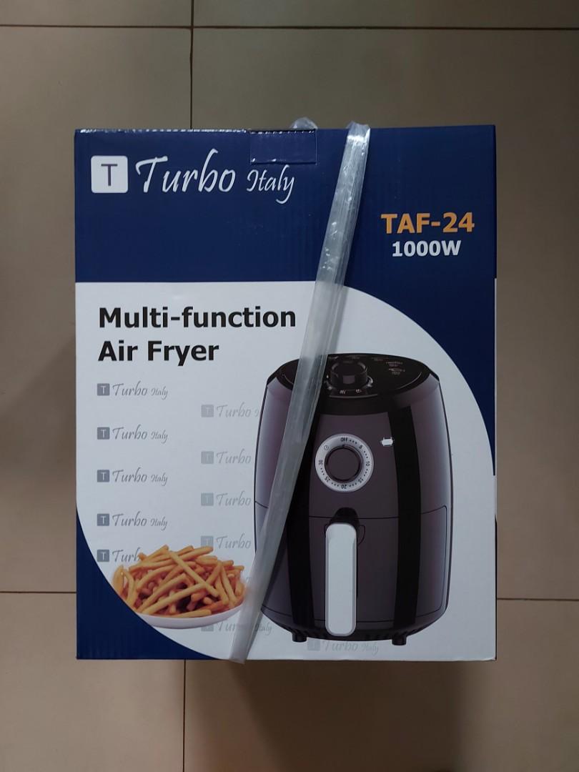 全新turbo Italy TAF-24 1000w氣炸煱, 家庭電器, 冷氣機及暖風機 - Carousell