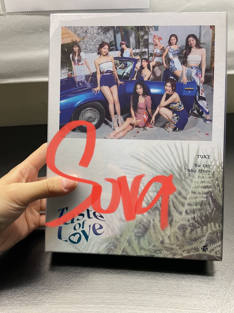 Twice Alcohol Free 10th mini album photocards and CD unsealed, Hobbies ...