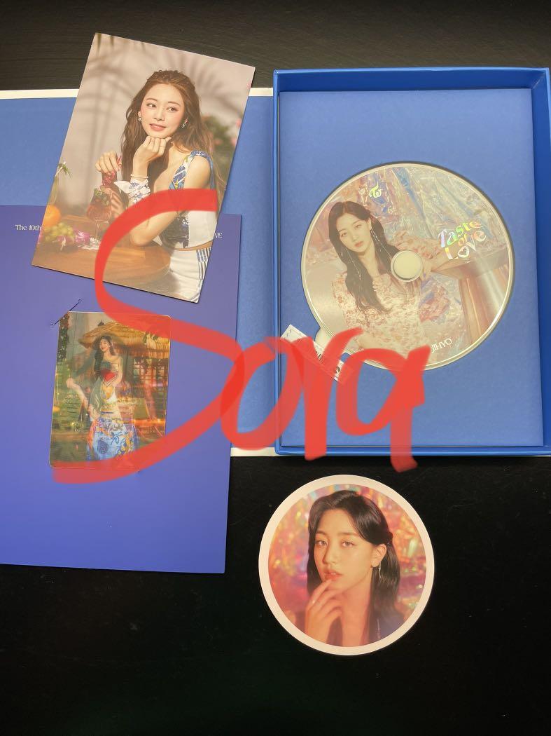 Twice Alcohol Free 10th mini album photocards and CD unsealed, Hobbies ...