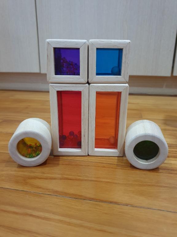 Wonderworld rainbow sound blocks rainbow blocks, Hobbies & Toys, Toys ...