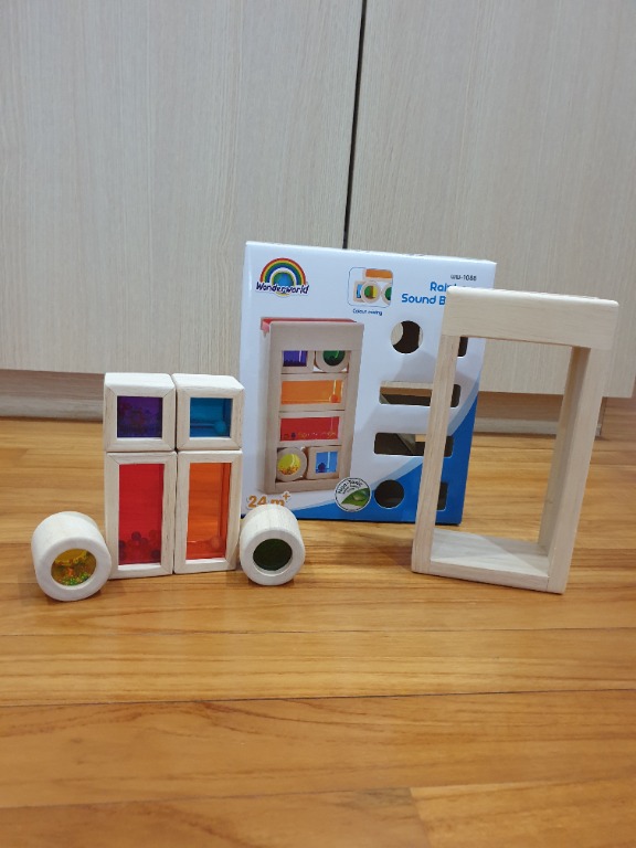 Wonderworld rainbow sound blocks rainbow blocks, Hobbies & Toys, Toys ...