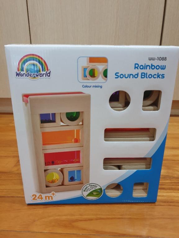 Wonderworld rainbow sound blocks rainbow blocks, Hobbies & Toys, Toys ...