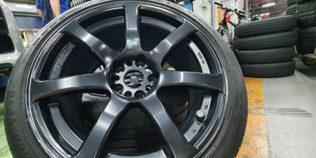 Work Emotion XT7 Rims - Original 18", Car Accessories, Tyres & Rims on ...