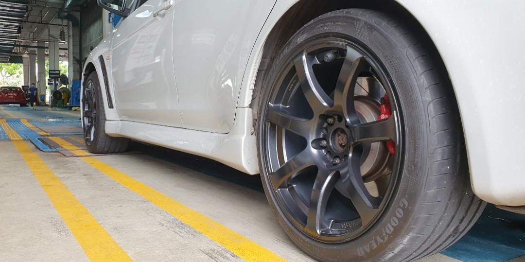 Work Emotion XT7 Rims - Original 18", Car Accessories, Tyres & Rims on ...