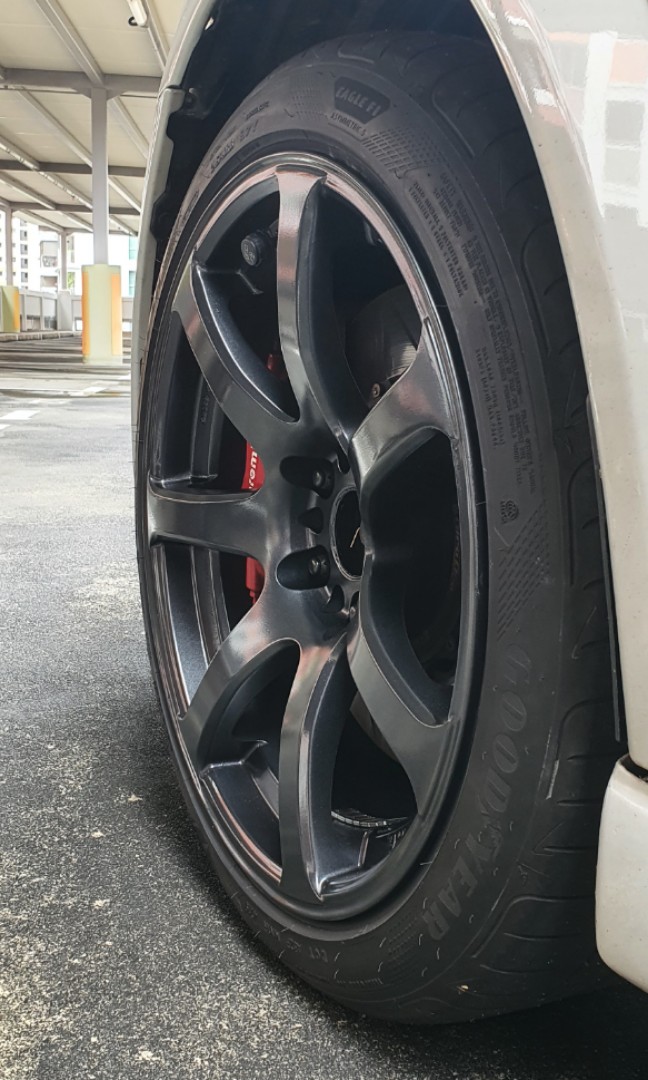 Work Emotion XT7 Rims - Original 18", Car Accessories, Tyres & Rims on ...