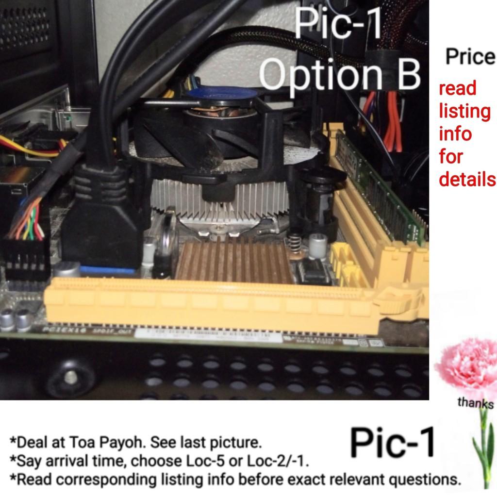 ☑️Xigmatek itx computer casing ☑️working Asus H81i-Plus with processor ...