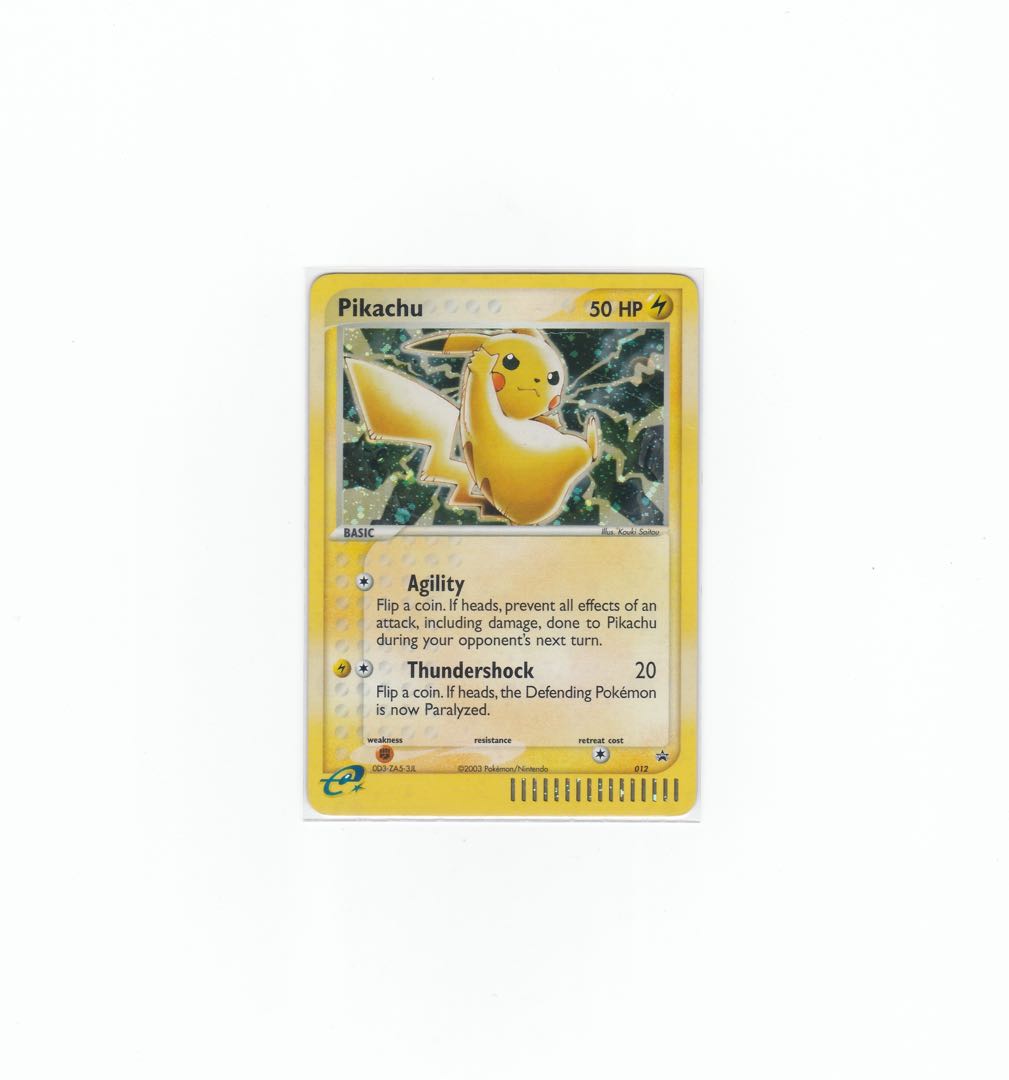 2003 Pikachu 012 Pokemon Pokémon Card (TCG), Hobbies & Toys, Toys ...