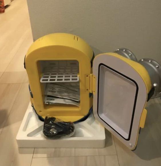 「現貨」日本限定 usj minion Minions Bob cool & warm fridge 小黃人 迷你兵團 冷暖冰箱 雪櫃, 傢俬 ...