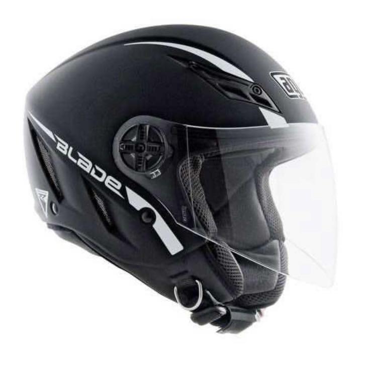 AGV BLADE HELMET (Matte Black), Motorcycles, Motorcycle Apparel on ...