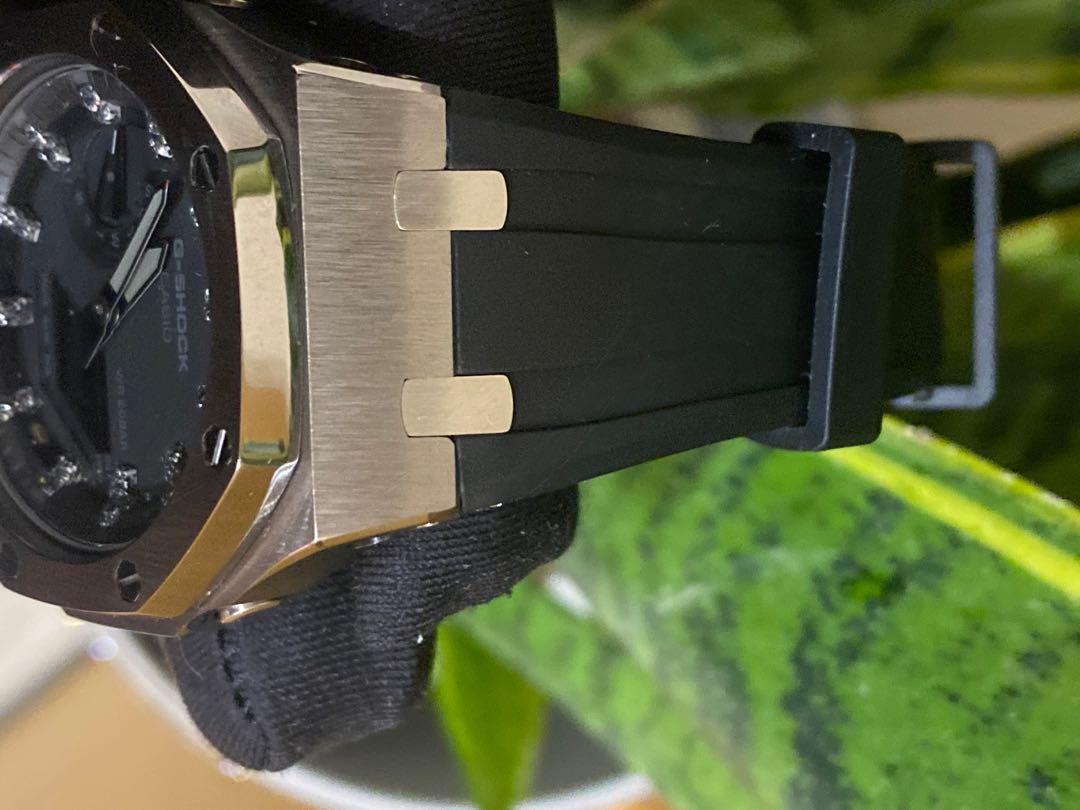 Gm2100 style AP Diver v4 mod full black hitam ga2100 ga2110 ga-2100 ga ...