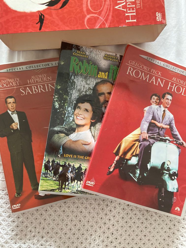 Audrey Hepburn Ruby DVD Collection Set, Hobbies & Toys, Music & Media ...