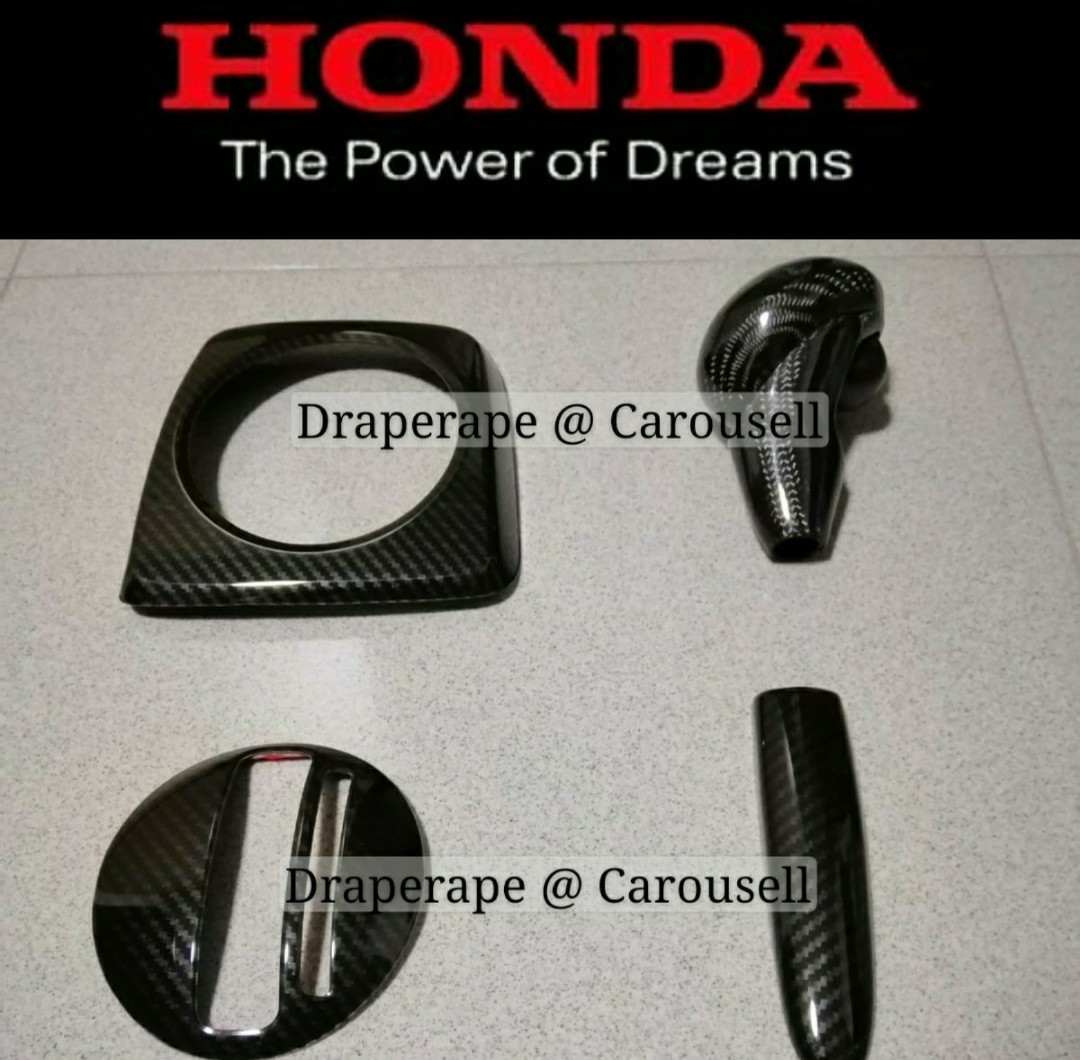 Honda Civic FD1 FD2 FD3 FD4 Carbon Fiber Gear Panel Set or Carbon Fiber ...