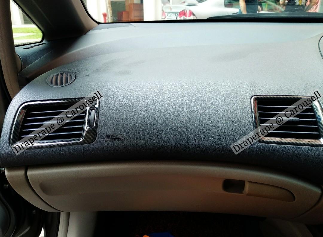 Honda Civic FD1 FD2 FD3 FD4 Carbon Fiber Gear Panel Set or Carbon Fiber ...