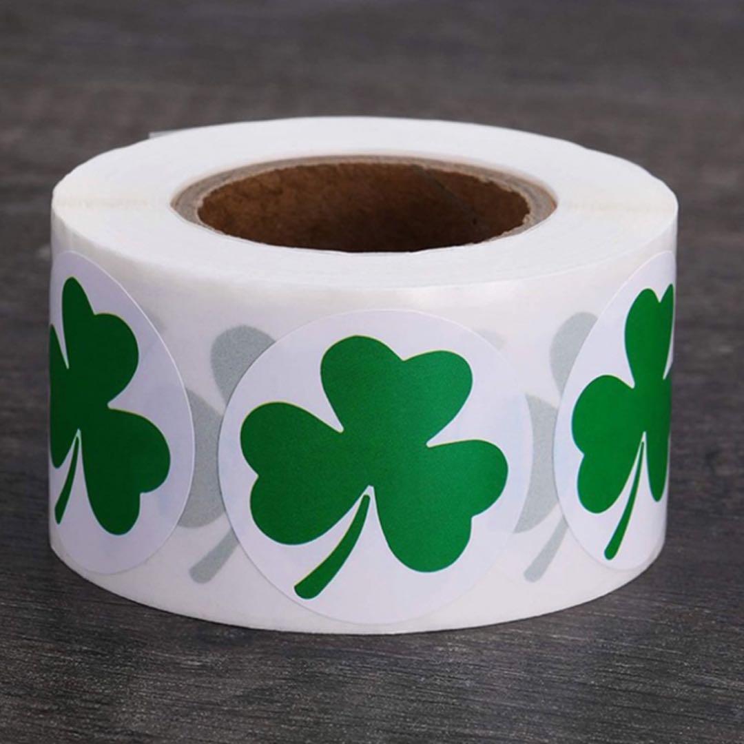 Clover Adhesive Label Sticker, Hobbies & Toys, Stationery & Craft ...