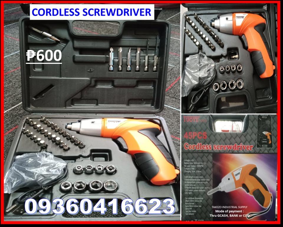 Cordless Screwdriver (COD), Commercial & Industrial, Construction ...