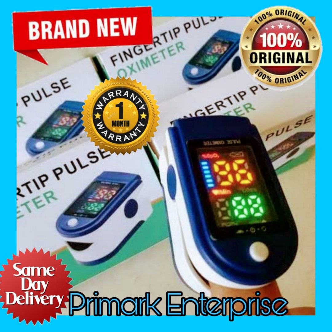 DIGITAL PULSE OXIMETER MULTIFUNCTION, Health & Nutrition, Health ...