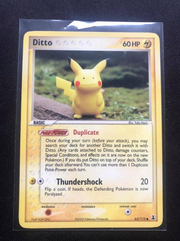 Ditto Pokemon Cards, Hobbies & Toys, Toys & Games on Carousell