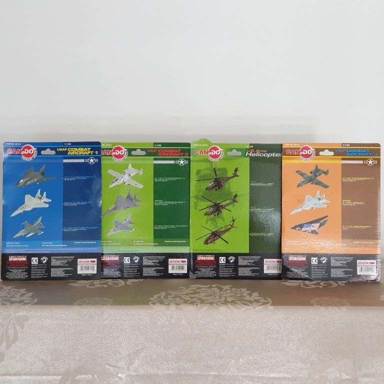 Dragon 1:144 CanDO Pocket Army Aircraft F/A-117 and AH-64D, Hobbies ...