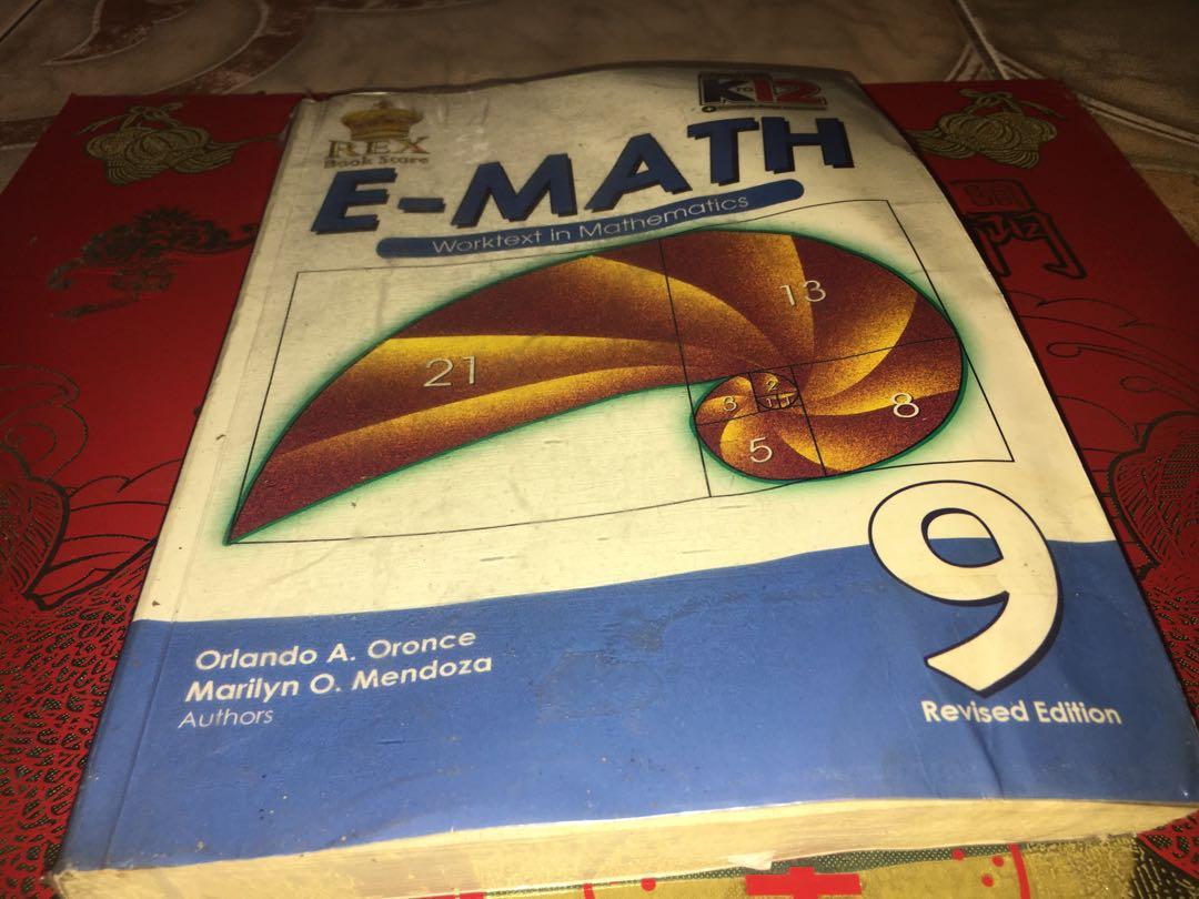 E math book for grade 9, Hobbies & Toys, Books & Magazines, Textbooks ...