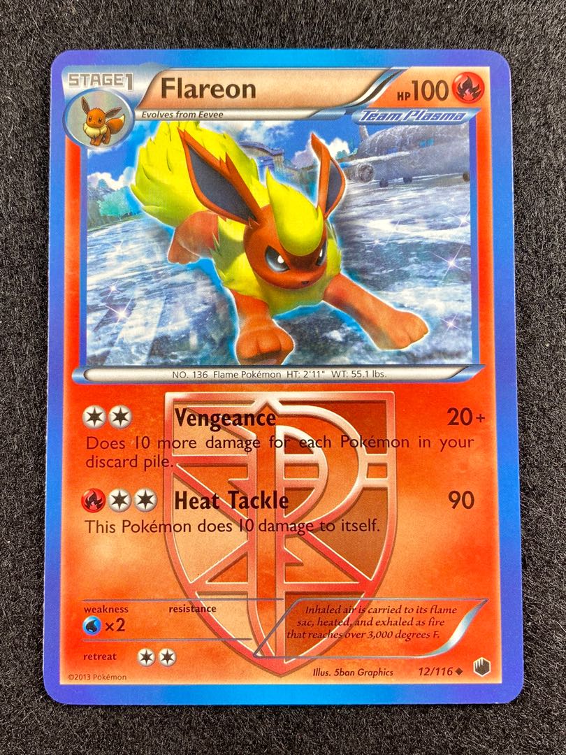 Flareon Pokemon Card, Hobbies & Toys, Toys & Games on Carousell