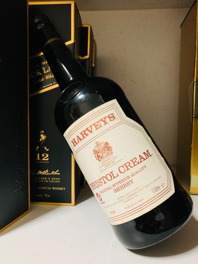 HARVEYS Bristol Cream Original Superior Quality SHERRY, Food & Drinks ...