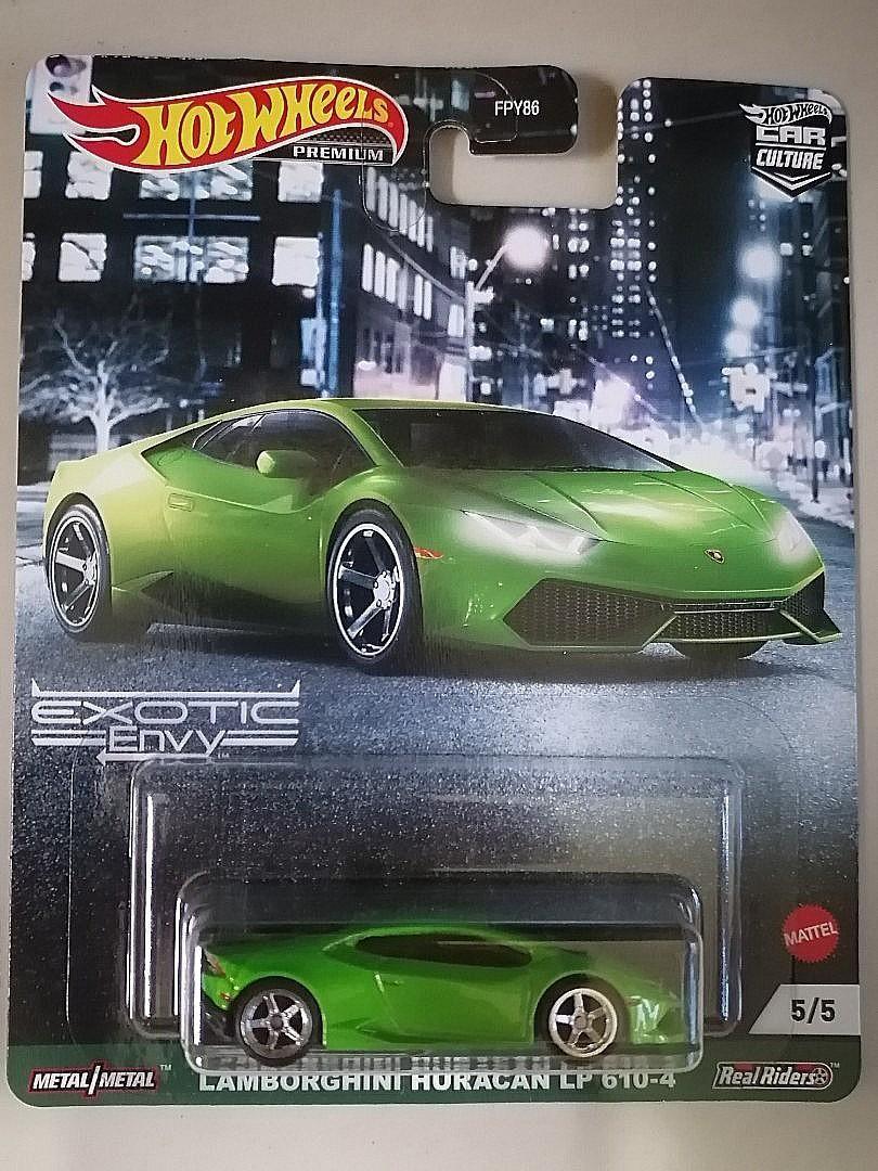 Hot Wheels 2021 Car Culture: Exotics Envy 5/5 Lamborghini Huracan LP ...