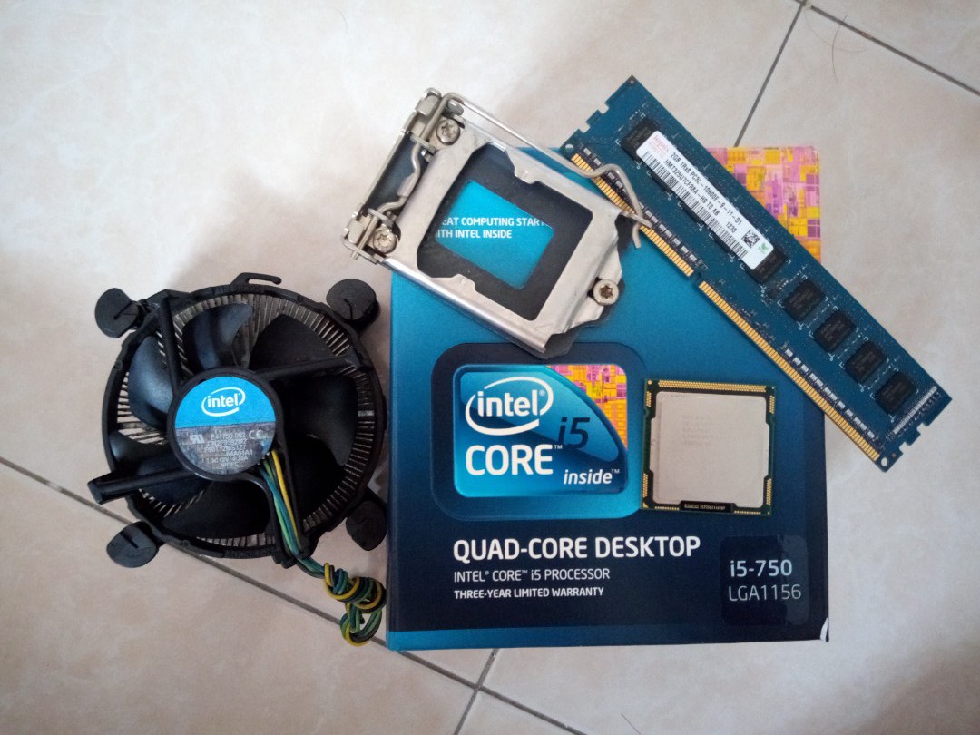 I5 processor with fan and 2gb ram, Computers & Tech, Parts ...